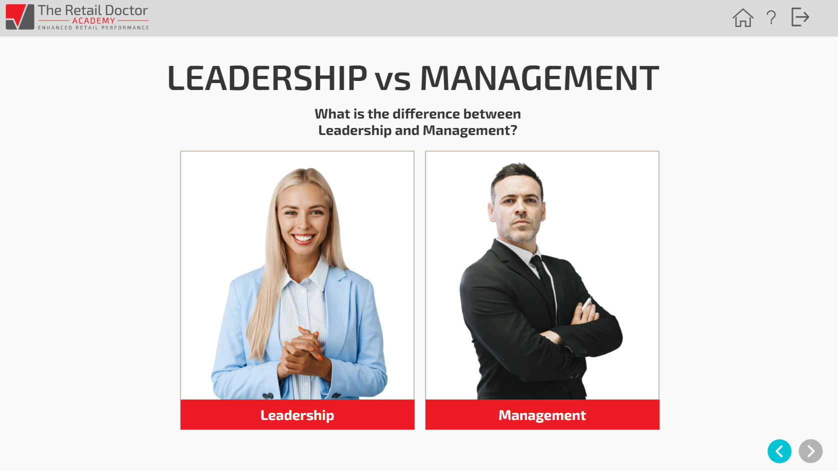 Leading your Team to Retail Success - Retail Doctor Academy